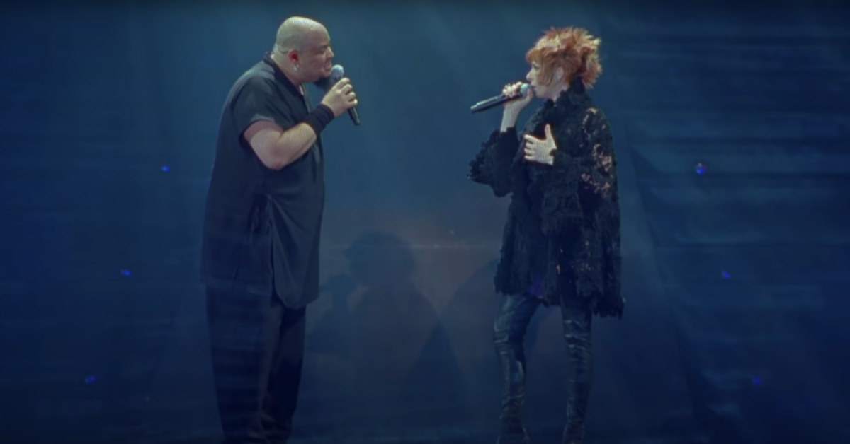 Mylène Farmer et Abraham Laboriel Jr. - Les mots Avant que l'ombre... à Bercy - Mylene.Net