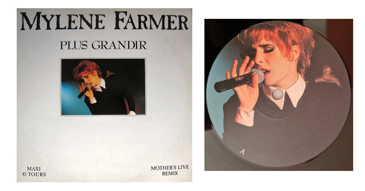 Mylène Farmer - Maxi 45 Tours Plus Grandir Live - Mylene.Net